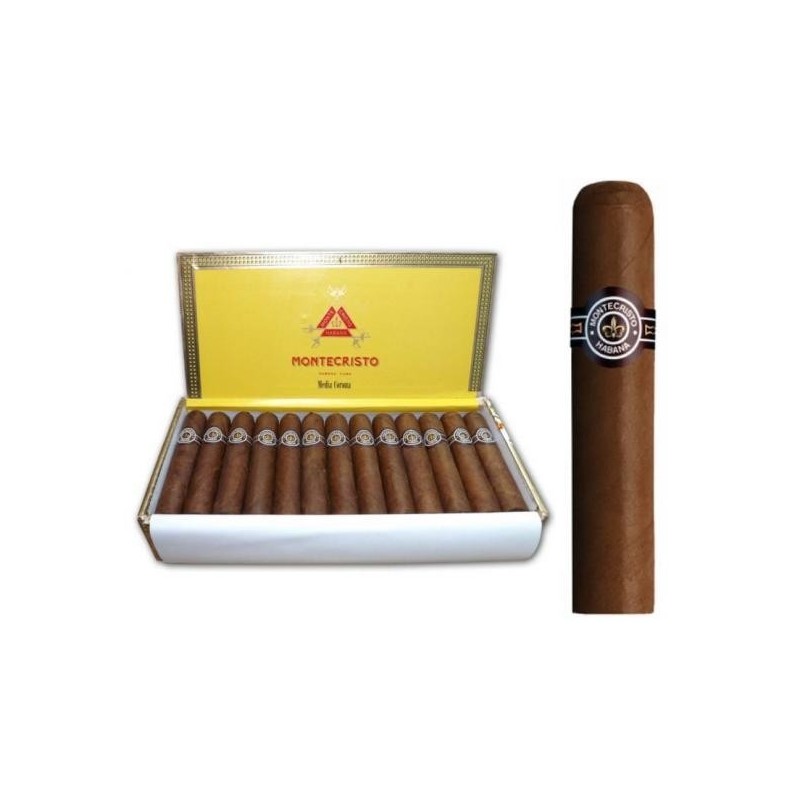 Trabucuri cubaneze Montecristo Media Coronas 25 oferta trabucuri Cuba