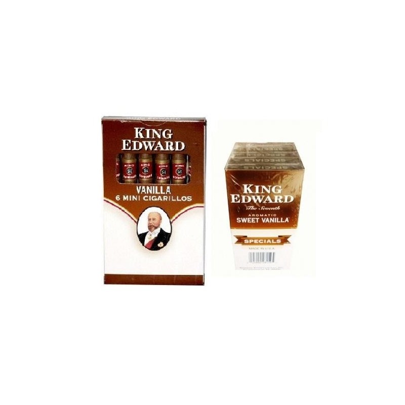Tigari de foi King Edward Mini Cigarillo Vanilla 60 magazin tigari de foi