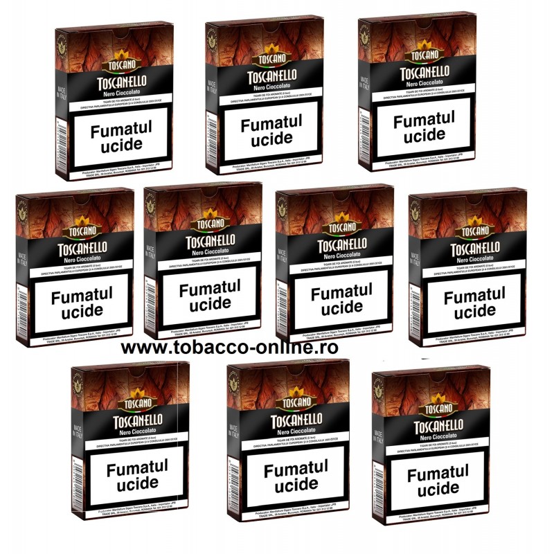 Tigari de foi Toscanello Nero (50) tigari cu ciocolata