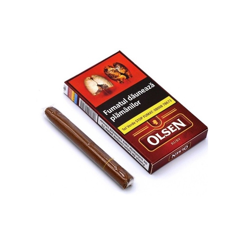 Tigari de foi Olsen Cigarillos Ruby Cirese 5 cumpar tigari de fo Olsen