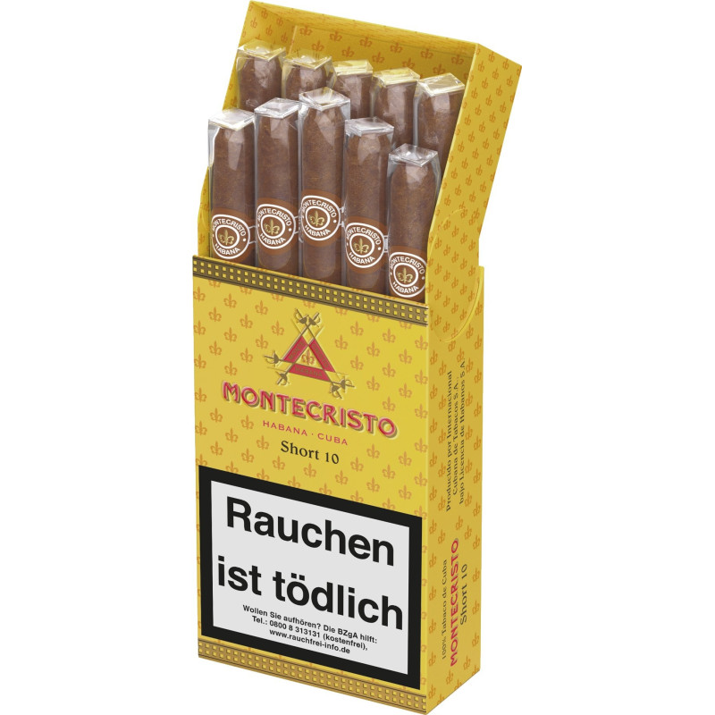 Tigari de foi Montecristo Short 50 tutungerie tigari de foi