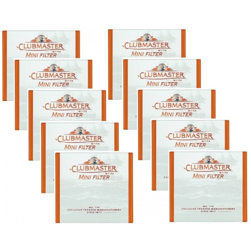 Tigari de foi Clubmaster Mini Filter White tutungerie trabuc