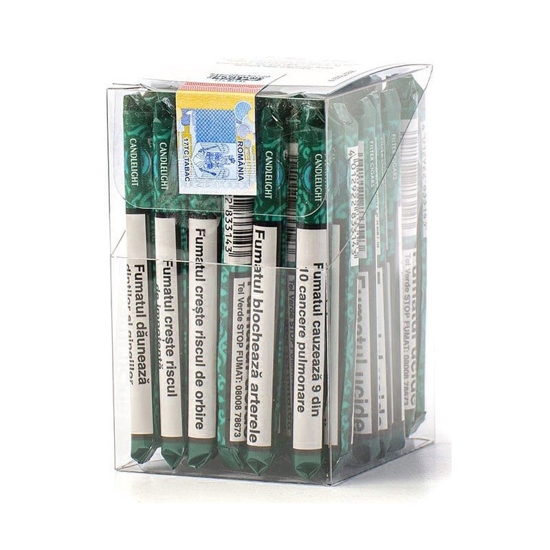 Tigari de foi Candlelight Green Filter Menta 50 tutungerie