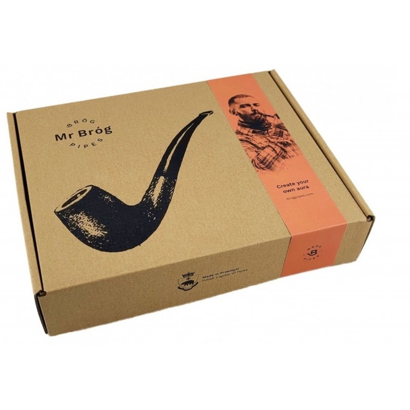 Set pipa Bent Starter Briar Mr. Brog pipa Cadou