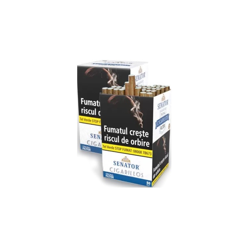 Tigari de foi Senator Filter Cigarillos Original (50)